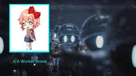 Sayori Is A Worker Drone By Kimmiearts On Deviantart