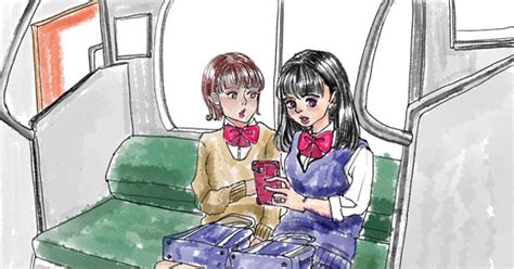 電車通学 No Title くるくるみくるのイラスト Pixiv