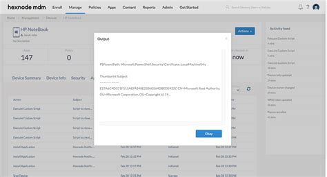 Script To Create Self Signed Certificates On Windows Devices Hexnode