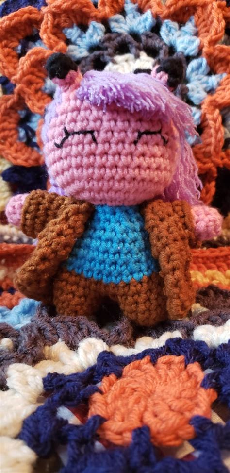 Crocheted My Dnd Character First Time Taking Some Liberties With The