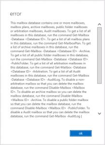 Exchange Can T Delete A Database PeteNetLive