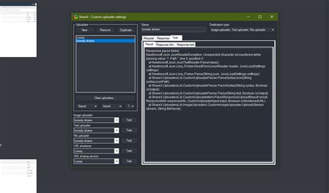 JSON Error Issue 6 Inteliboi ShareX Custom Upload GitHub