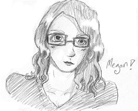 Megan Sketch By 0theworldendswithme0 On Deviantart