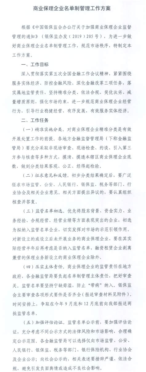 【监管动态】中国银保监会普惠金融部印发《商业保理公司名单制管理工作方案》（银保监会普惠金融函〔2020〕273号） 搜狐大视野 搜狐新闻