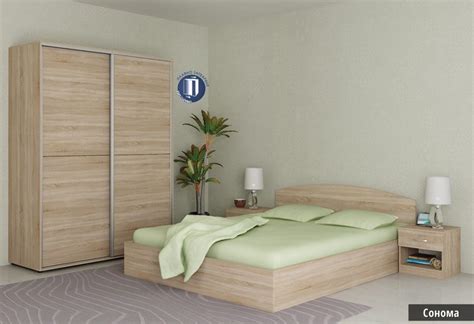 Спален комплект Аполо 4 Мебели Мая Обзавеждане за спални кухни