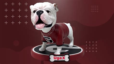 Georgia Bulldogs Uga X Bobblehead Celebrating Ques Life Unveiled