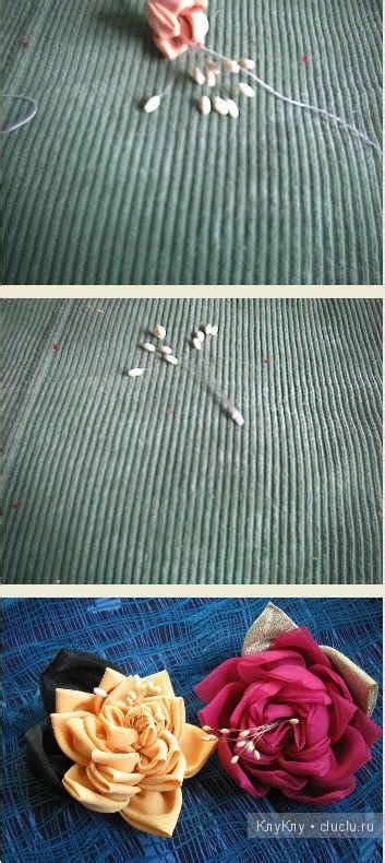 Розы цветы из ткани мастер класс как сделать своими руками Цветы
