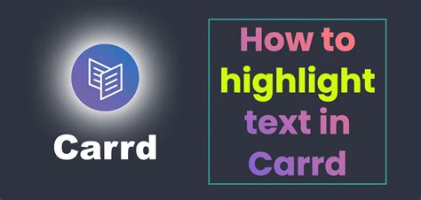 How To Highlight Text In Carrd Web Builder Two Ways Alvaro Trigo S Blog