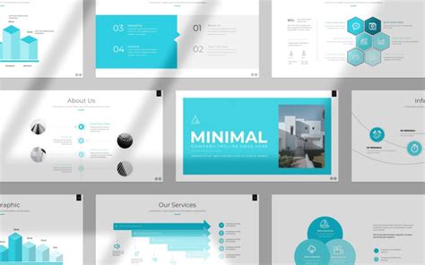 modèle de présentation powerpoint minimale templatemonster
