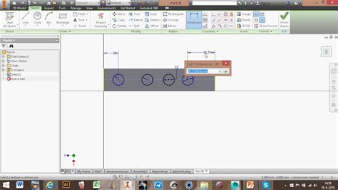 Autodesk Inventor Perfect Spacing Dimensions Youtube