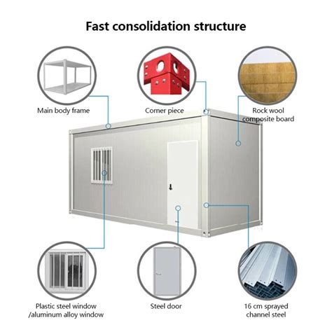 Fast Build Prefab House 20ft 40ft Modular Folding Container House Camping Foldable Small Tiny