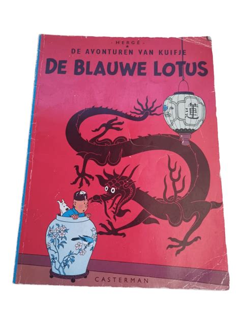 Kuifje 5 De Blauwe Lotus Boekenwurmpje Nl