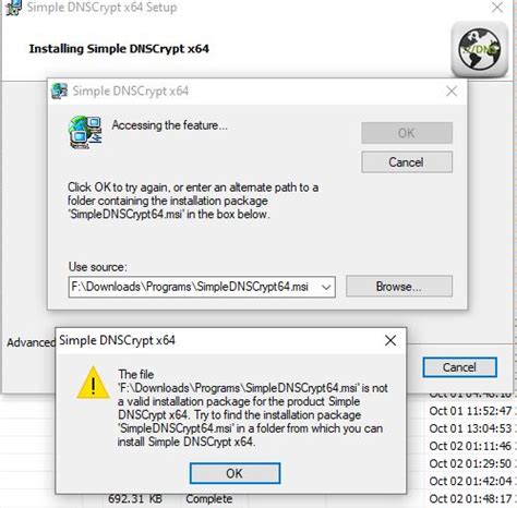 Dns Crypt Last Version Installation Uninstallation Problem Issue
