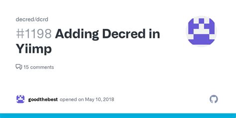 Adding Decred In Yiimp · Issue 1198 · Decreddcrd · Github