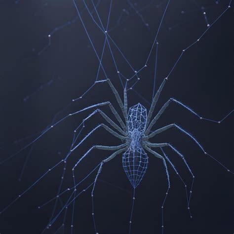 Premium Photo Complex Highly Detailed Image Of A Spider In Its Web