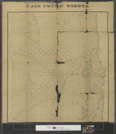 Sectional Map Of Cass County North Dakota 1876 The Portal To