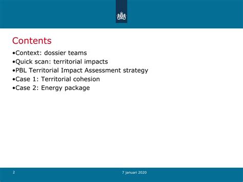 Ppt Dutch Approach To Territorial Impact Assessment Quick Scan And
