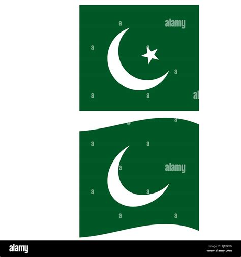 National Flag Of Pakistan With Paper Texture Background Flag Of
