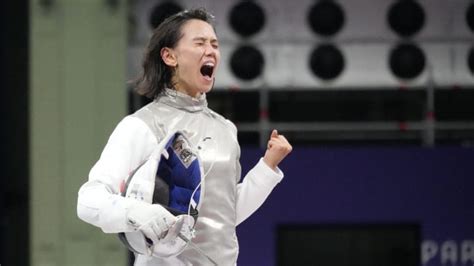 Lee Kiefer Celebrates Back To Back Gold Medals In Historic Day For Us
