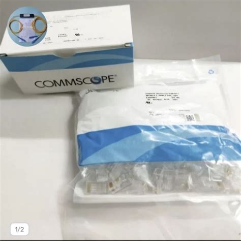 Jual Konektor Rj Cat Commscope Isi Pcs Shopee Indonesia