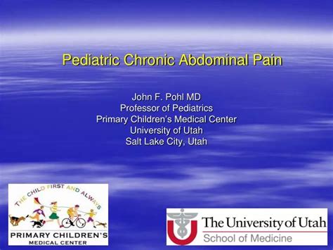 PPT Pediatric Chronic Abdominal Pain PowerPoint Presentation Free