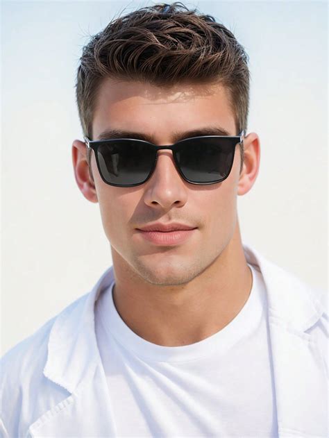 1 Pc Mens Outdoor Retro Sunglasses Polarized Sunglasses Uv Protection
