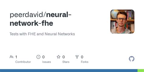 Github Peerdavidneural Network Fhe Tests With Fhe And Neural Networks