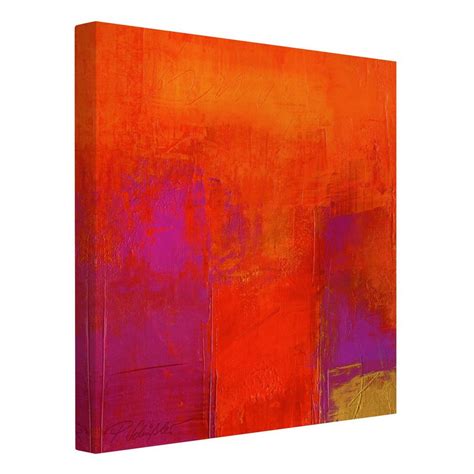 Bilderdepot24 Leinwandbild Kunstdruck Abstrakt Modern Magenta Energy