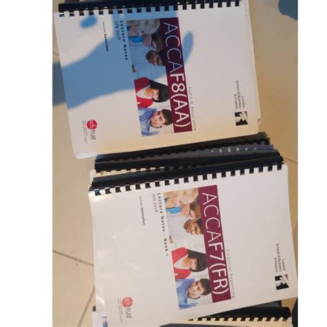 Acca Textbooks Hobbies And Toys Books And Magazines Textbooks On Carousell