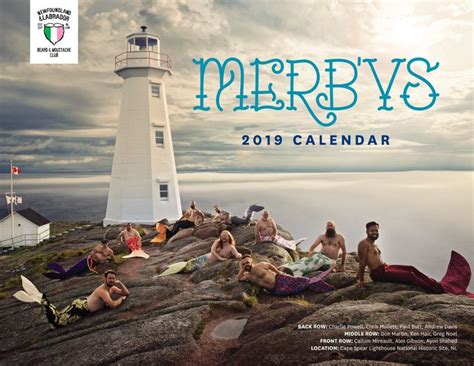 This Dudeoir Calendar Of Bearded Mermen Is So Flippin Fun Huffpost Life