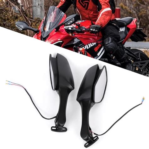Honda 適用於本田 Cbr650r Cbr650f Cbr250r Cbr300r Cbr500r 側後視鏡帶轉向燈 蝦皮購物