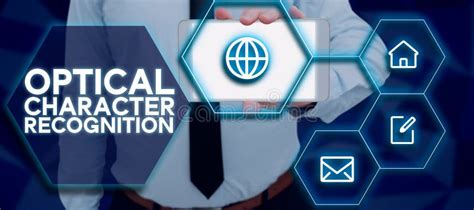 Conceptual Caption Optical Character Recognition Concept Meaning The Identification Of Printed