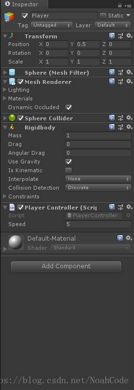 Unity官方案例——roll A Ballunity 小球滚动 Csdn博客