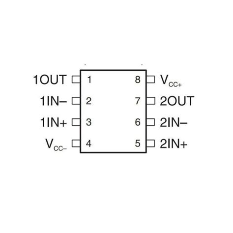 NE5532 SOIC 8 SMD OpAmp Entegresi L LF LM LMD Serisi Texas Instruments