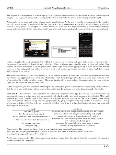 Fillable Online Project 3 Autocomplete Me Fax Email Print Pdffiller