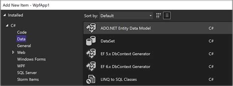 Aplicativo De Dados Simples Com Wpf E Entity Framework 6 Visual