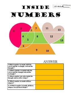 Intersection Interactive Worksheet By MARS Education TPT