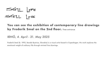 Still Life Still Love I Line Drawings Exhibition By Frederik Smal