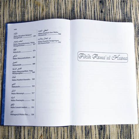 BUKU FIKIH ASMAUL HUSNA DARUS SUNNAH Terbaru 2022