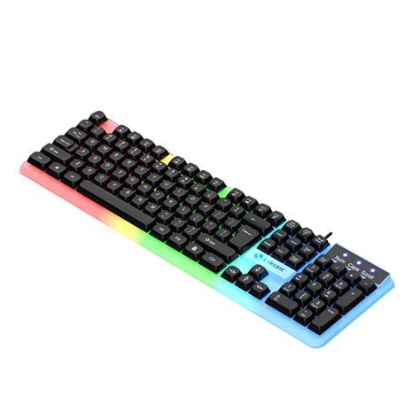 Casafun Illuminated Gaming Keyboard Wired Portable Light Up Keyboard