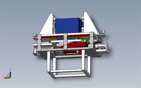 016 钣金自动翻边机构 SOLIDWORKS 2012 模型图纸下载 懒石网