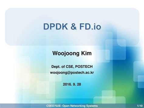 woojoong kim dept of cse postech ppt download