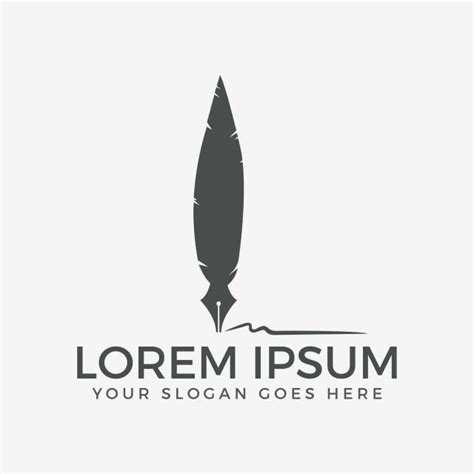 Nib Vector Art Png Nib And Feather Logo Abstract Beauty Brand Png