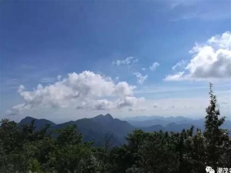 在粤西第一高峰 茂名大田顶下的生活是多么震撼