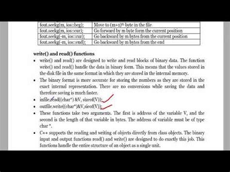 File Pointers And Their Manipulators And Functions YouTube