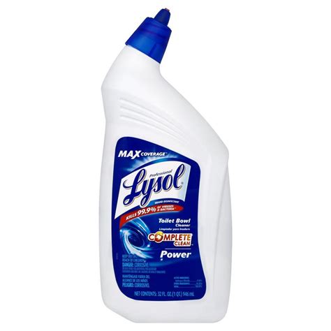 Lysol Toilet Bowl Cleaner And Disinfectant Power Complete Clean 710ml
