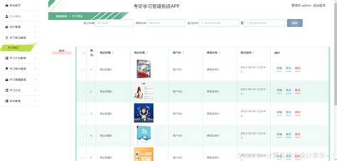 计算机毕业设计java毕设项目之基于uniappspringboot考研学习管理系统app