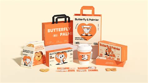 Butterflyandpalmier丨蝴蝶酥烘焙品牌设计neil籽杉 站酷zcool