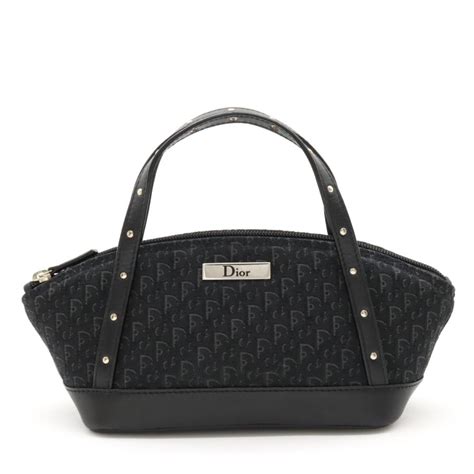 Christian Dior クリスチャン ディオール ストリートシック トロッター ハンドバッグ ミニバッグ キャンバス