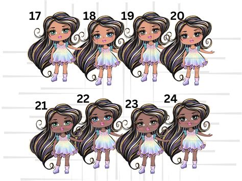Personalised Granddaughter Birthday Card With Cute Fashion Etsy